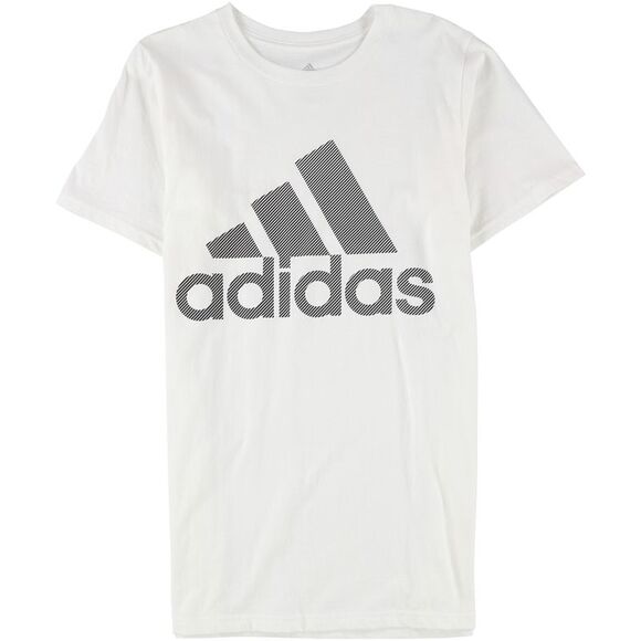 adidas | Shirts | Adidas Mens Logo Graphic Tshirt White M | Poshmark